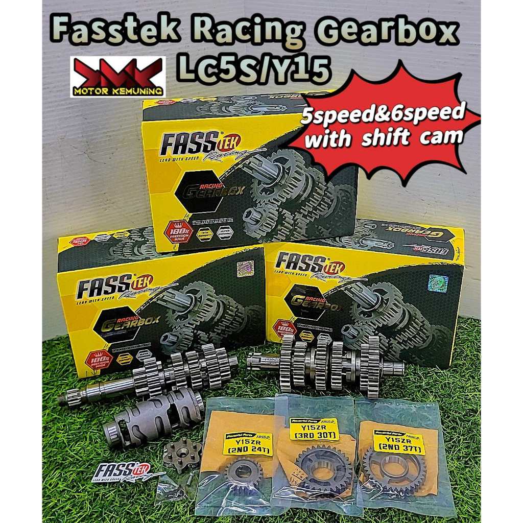 FASSTEK RACING YAMAHA Y15ZR / FZ150 / LC5S RACING 5SPEED 6SPEED GEAR ...