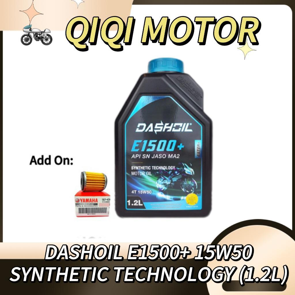 DashOil Ester+ E1500+ 4T 15w50 1.2L Semi Synthetic SN Motorcycle Engine ...