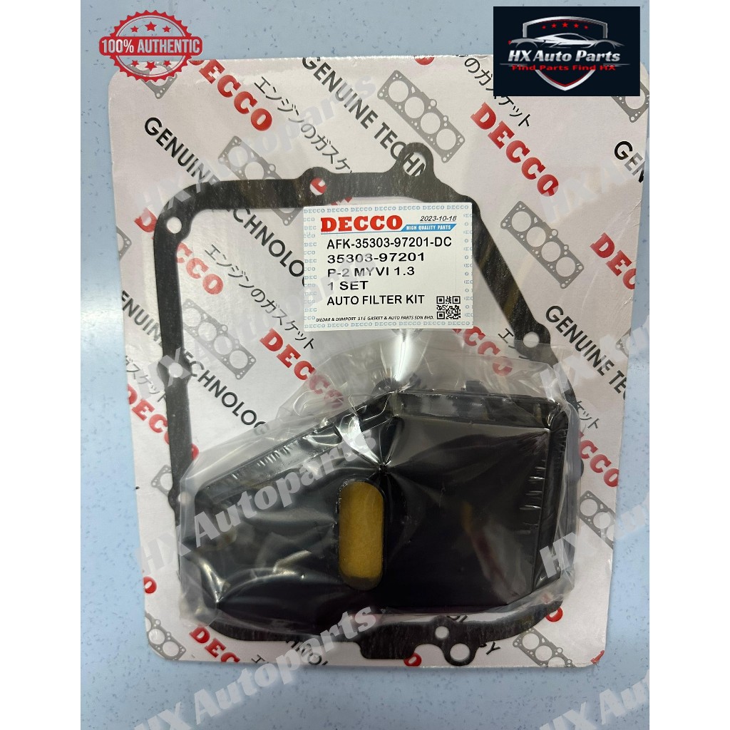 GENUINE DECCO AUTO TRANSMISSION FILTER [35303-97201] PERODUA MYVI 1.3 1 ...