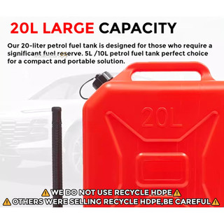 Tong Minyak Petrol Spare Fuel Tank Bottle Petrol Gasoline Oil Tank ...