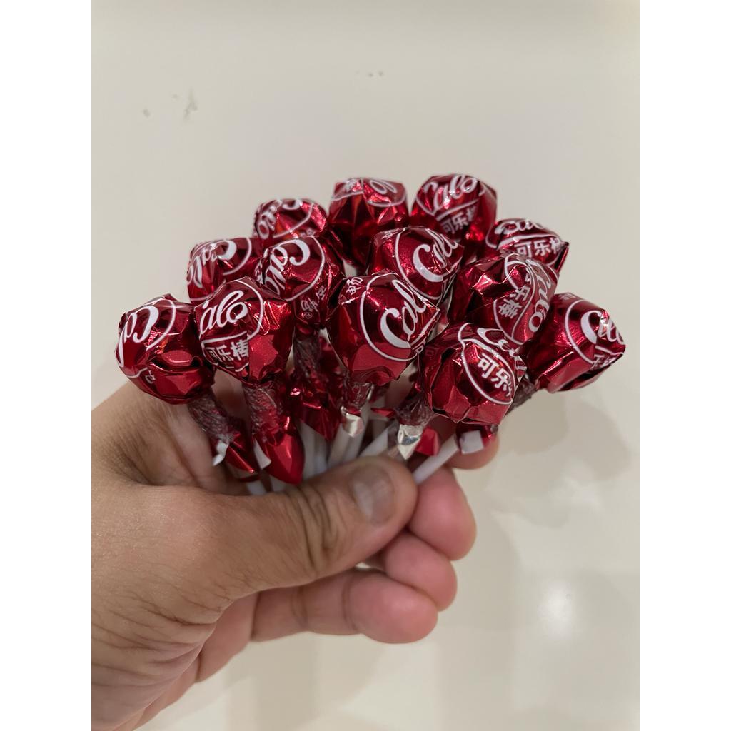 50 Pcs Mini Coca Cola Coke Mini Lollipop Candy - Latest Flavour (LOCAL ...
