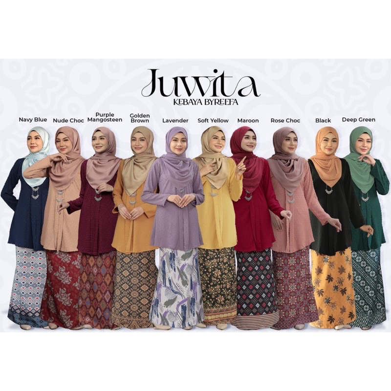 [SALES] Baju Kebaya Juwita by Reefa Ironless | Shopee Malaysia