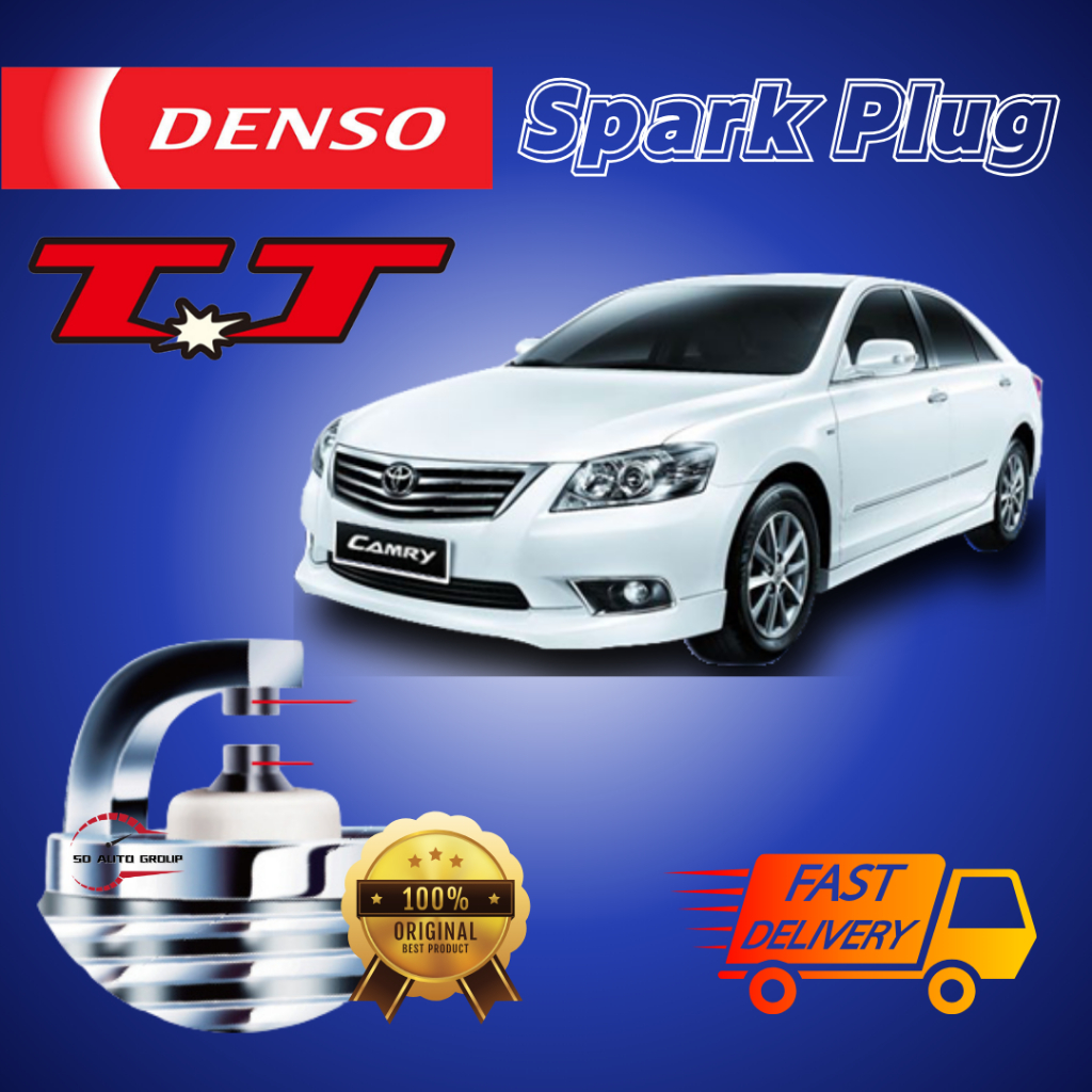 DENSO SPARK PLUG NICKEL TT PRICE 1 SET = 4 PCS K20TT TOYOTA CAMRY ACV40 ...