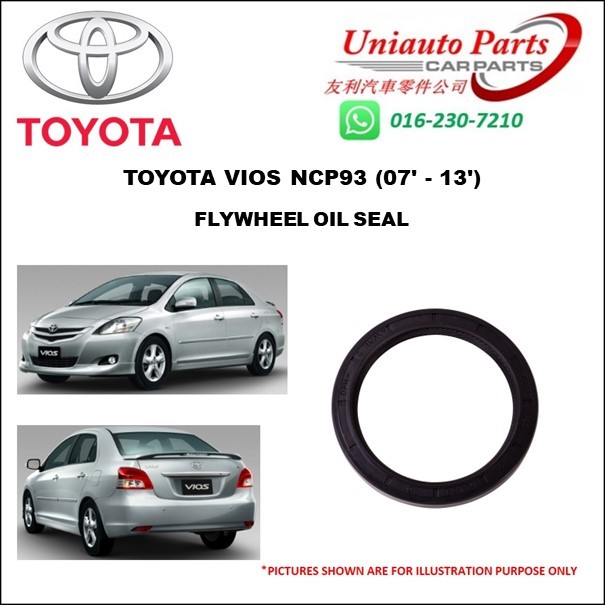 TOYOTA VIOS NCP93 (07' - 13') FLYWHEEL OIL SEAL | Shopee Malaysia