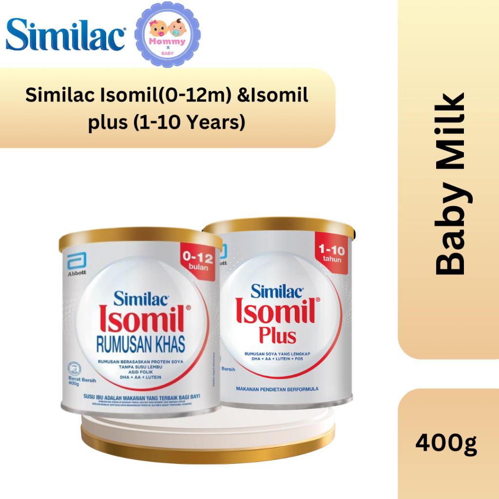 Similac Isomil(0-12m) & Isomil Plus(1-10 Years) 400g | Shopee Malaysia