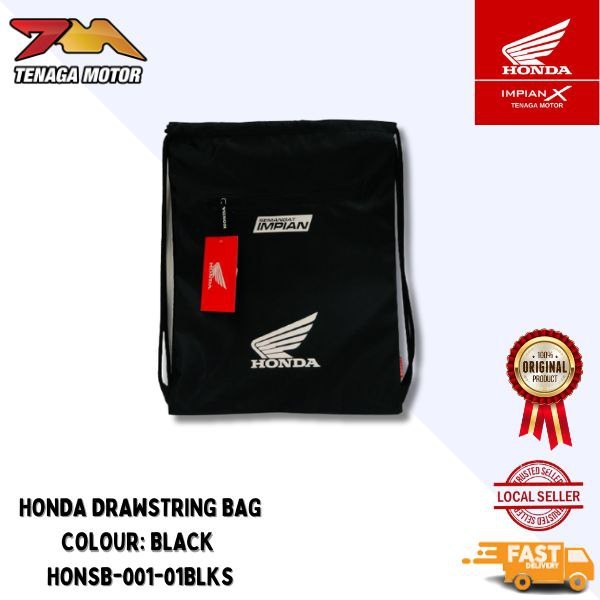 [ORIGINAL] HONDA DRAWSTRING BAG [READY STOCK] | Shopee Malaysia