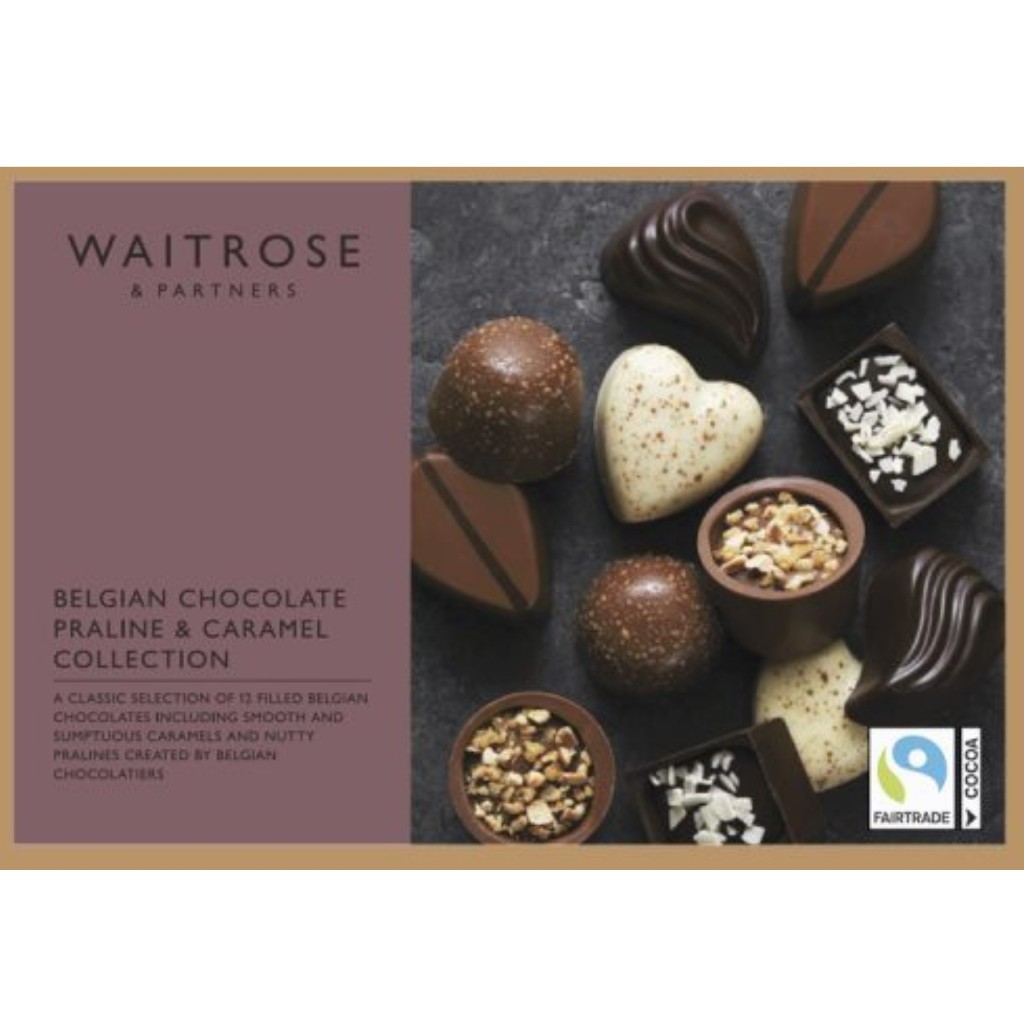 Waitrose & Partners Belgian Chocolate Praline & Caramel Collection ...