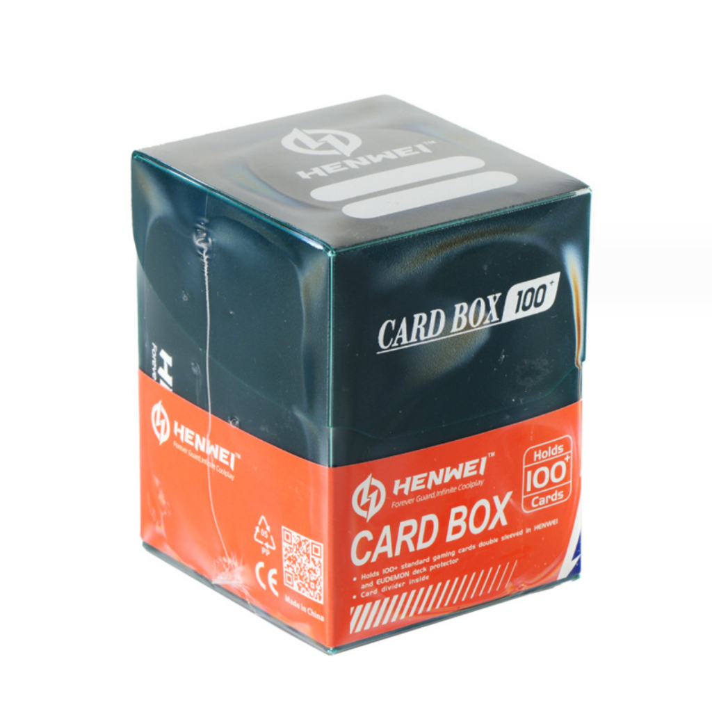 Original HENWEI Deck Box 100+ Card Deck Box Card Storage Box Card Kotak ...