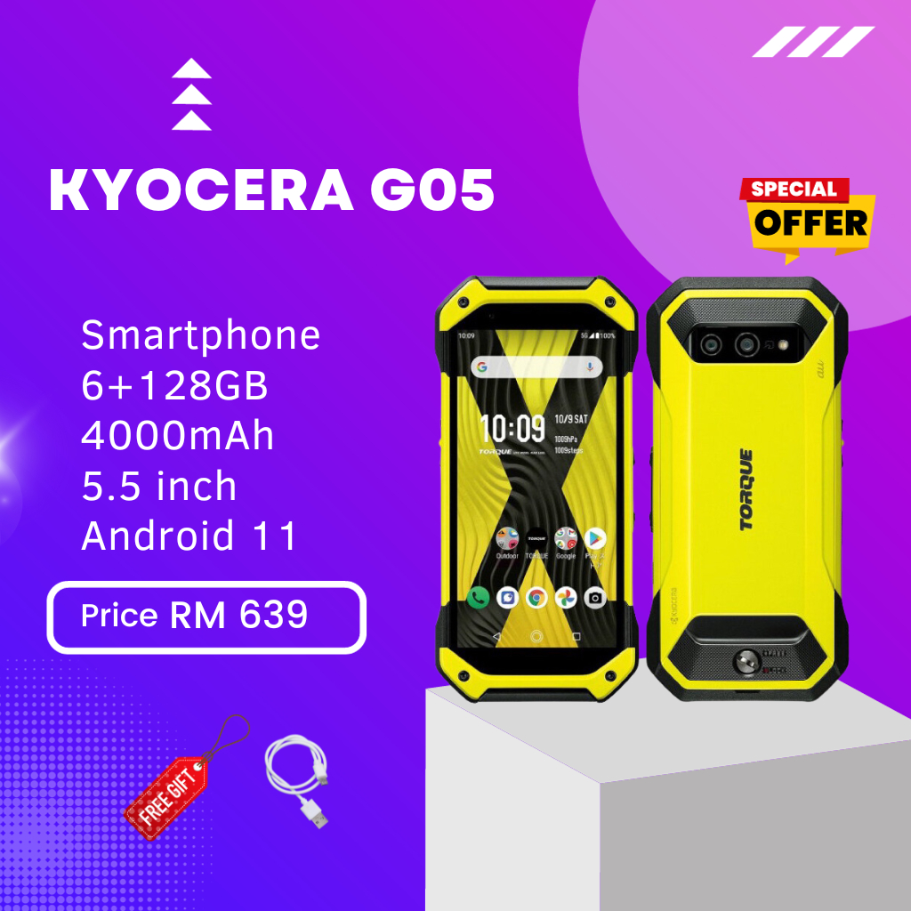 Kyocera Torque G05 KYG01 (original secondhand) Handphone Tahan Lasak ...