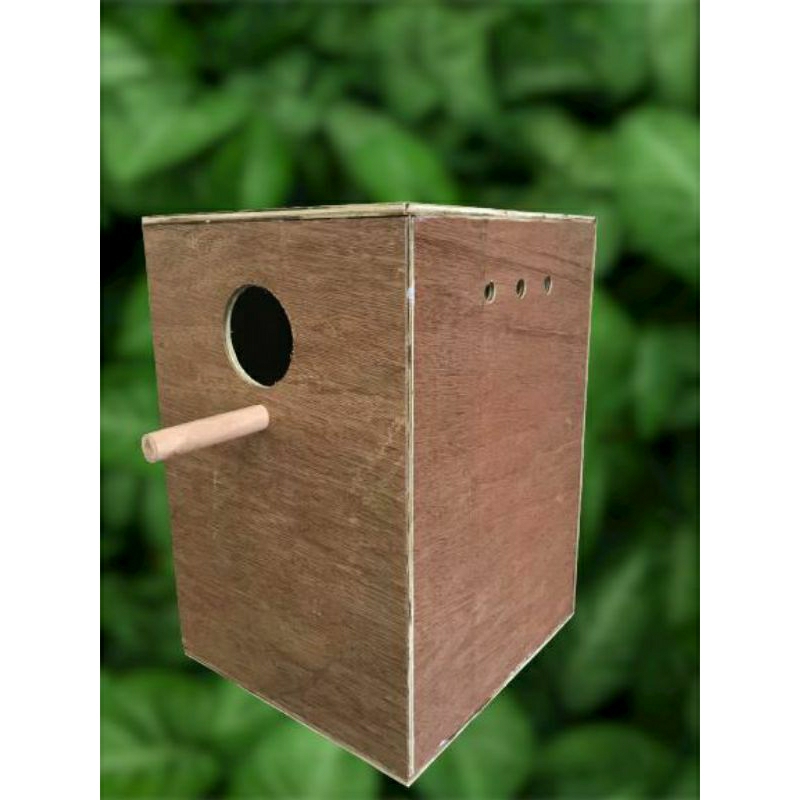 Nestbox Ringneck / green cheek / sun conure / cockatiel ( 12x10x10 ...