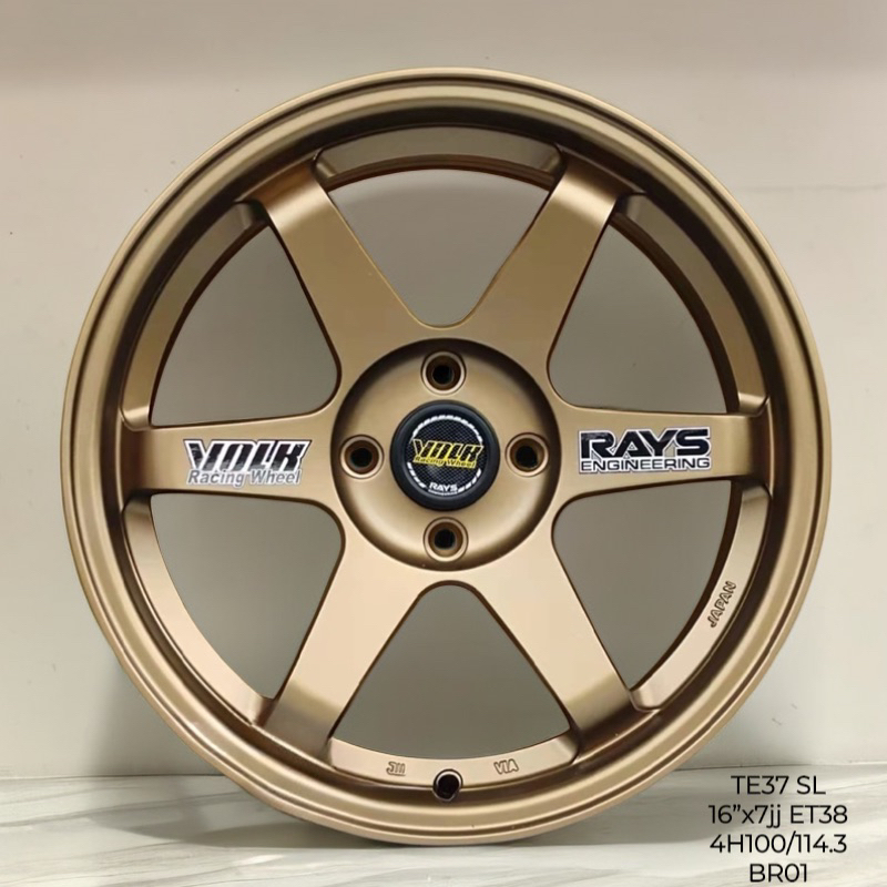 Rays sport rim TE37SL 16” with tayar (1set) | Shopee Malaysia