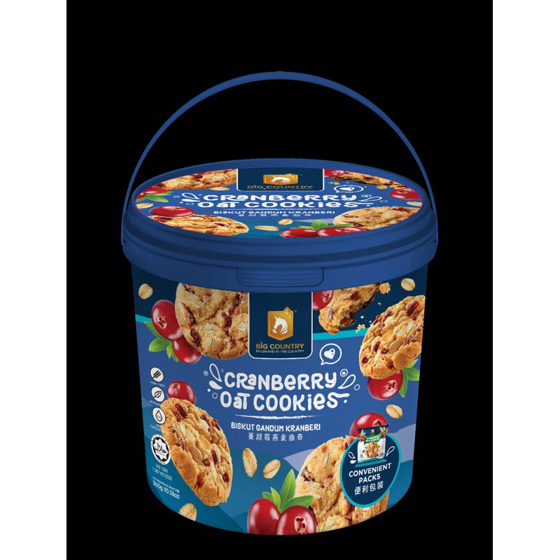 Since 1973 Big Country Jar Cookies Big Brand In The Country 300g ...