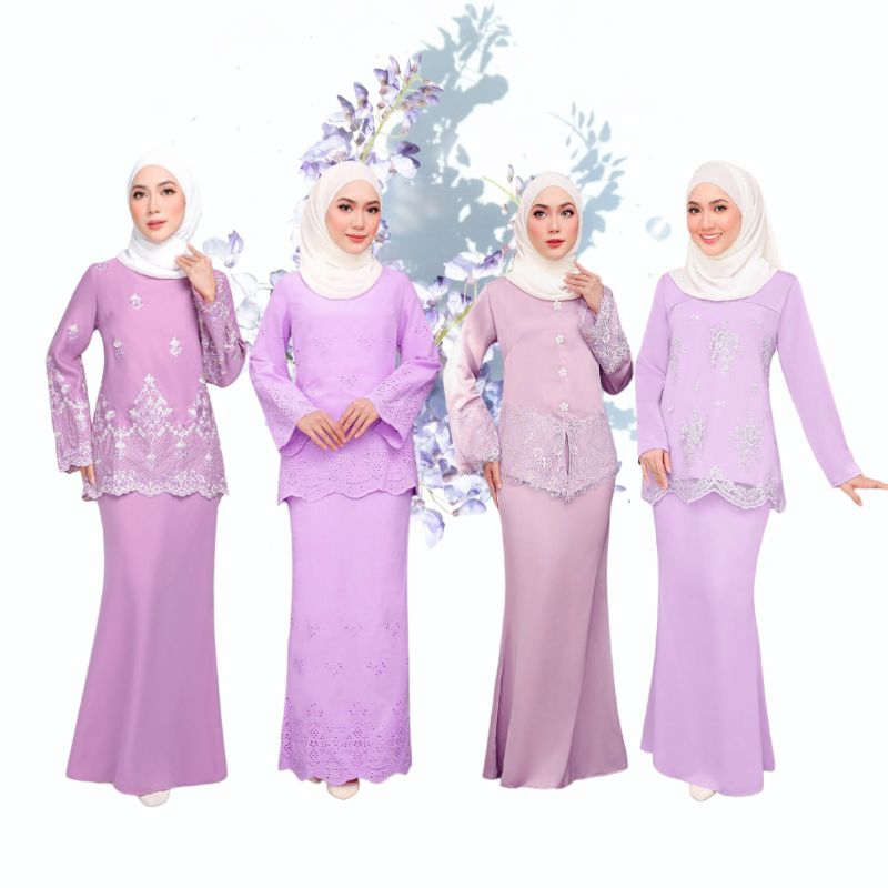 💟PURPLE LAVENDER 💟 BAJU KURUNG LAVENDER PURPLE | Shopee Malaysia