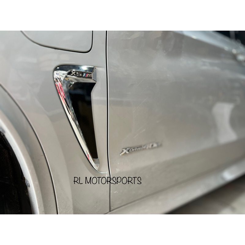 BMW F15 X5 front side fender cover vent air fin intake fins trims ...