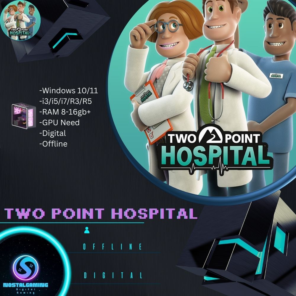 [Pc Game][Digital] Two Point Hospital + All DLC | Shopee Malaysia