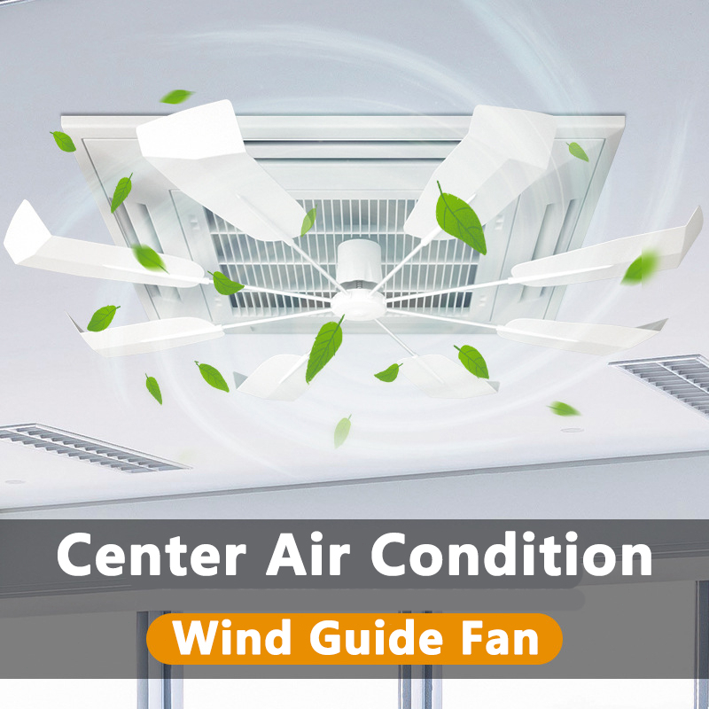 Cassette KIPAS Aircond Central Fan Wind Deflector Auto-rotating Fan ...
