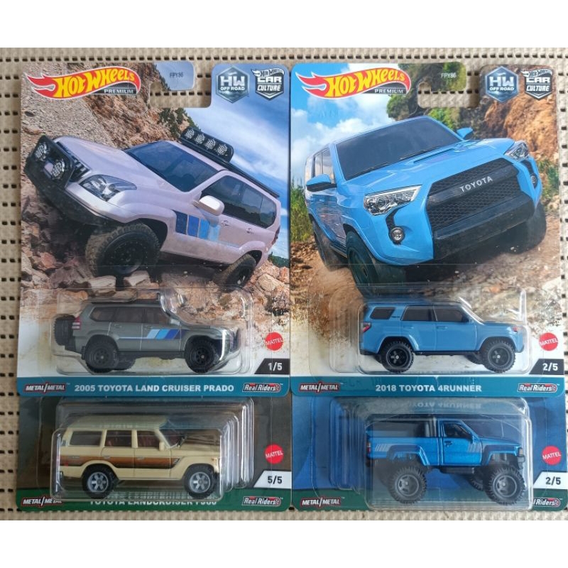 Hot Wheels Premium Toyota Landcruiser 4Runner Pickup Truck Selections ...