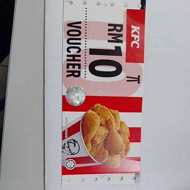KFC VOUCHER RM10 (RM100, Sell at RM90) | Shopee Malaysia