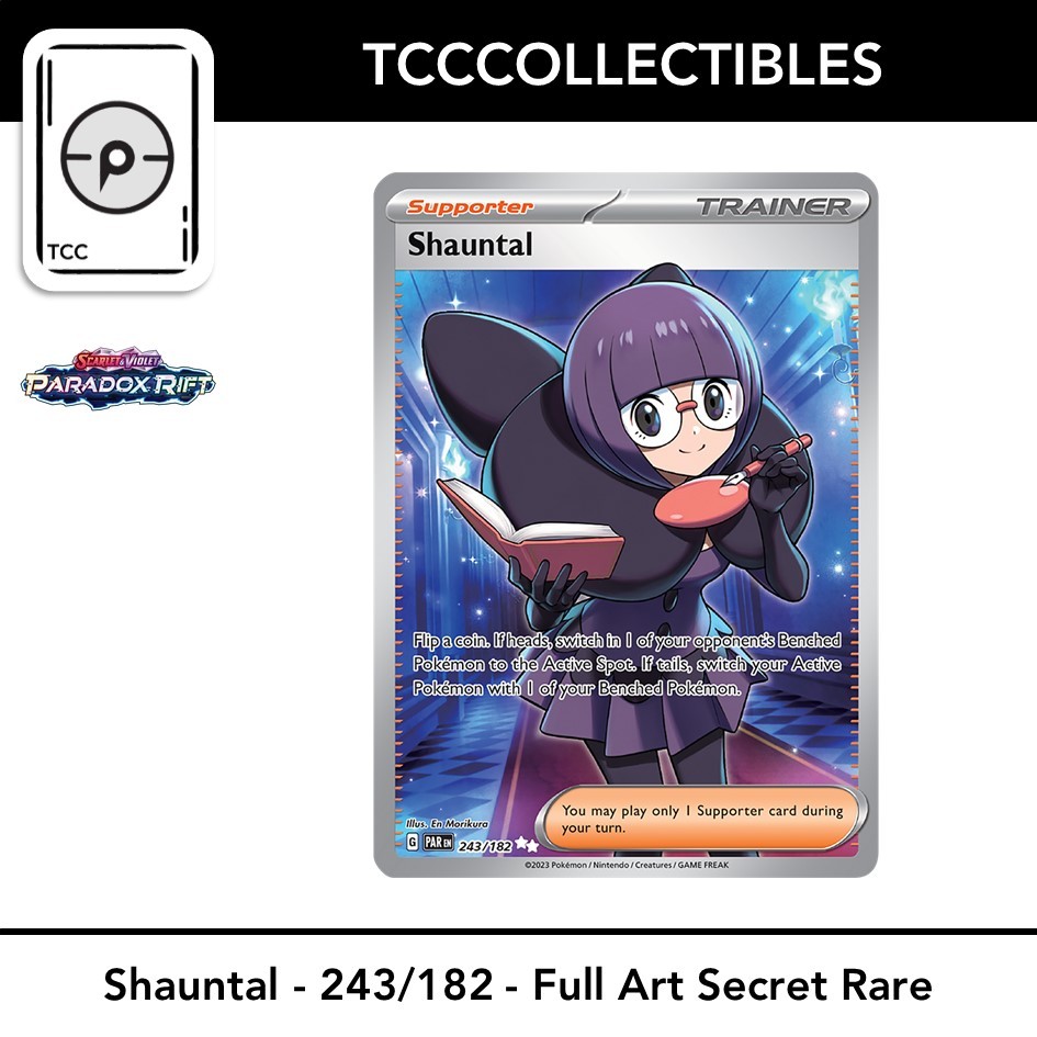 [100% Genuine] Pokemon PTCG Scarlet & Violet Paradox Rift: Shauntal ...