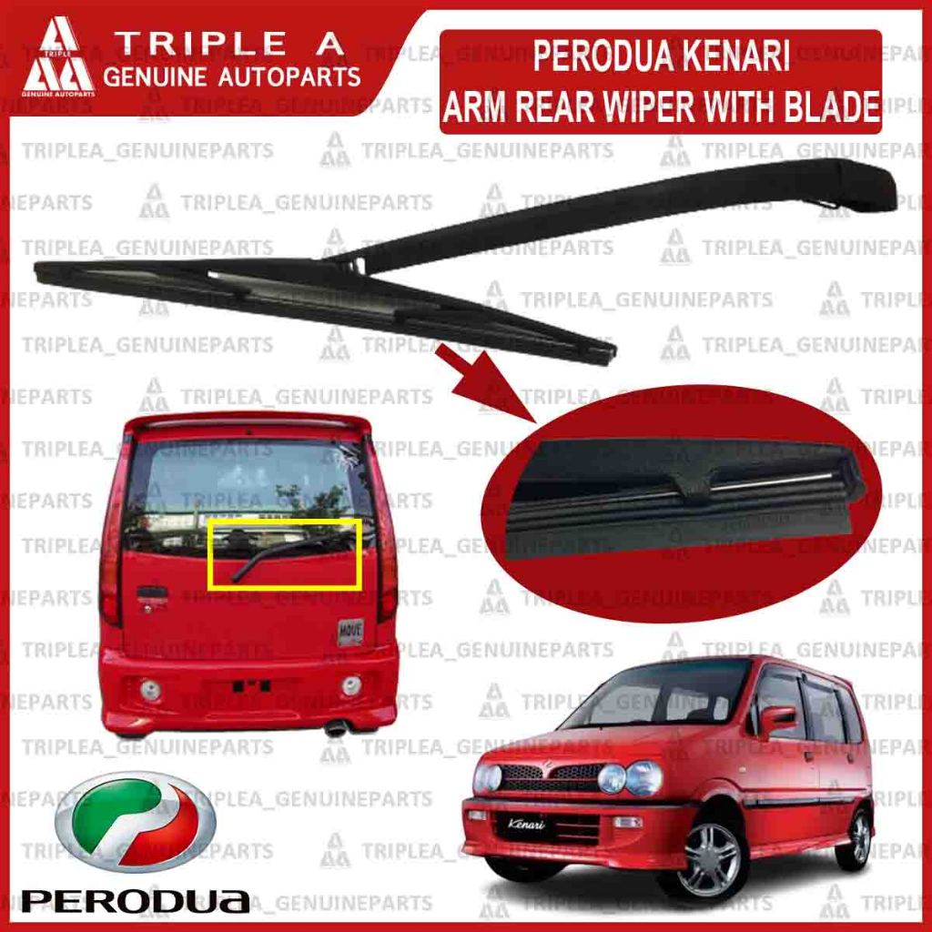 READY STOCK | PERODUA KENARI FULL SET REAR WIPER ARM WITH WIPER BLADE ...