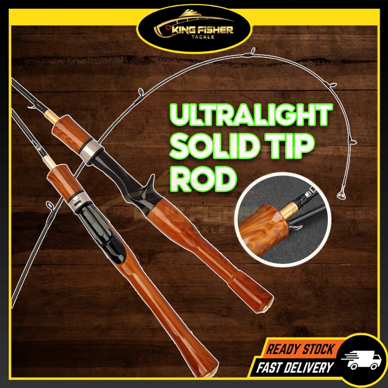 KFT EPIC Ultra Light UL Solid Carbon Fishing Rod Spinning Casting ...
