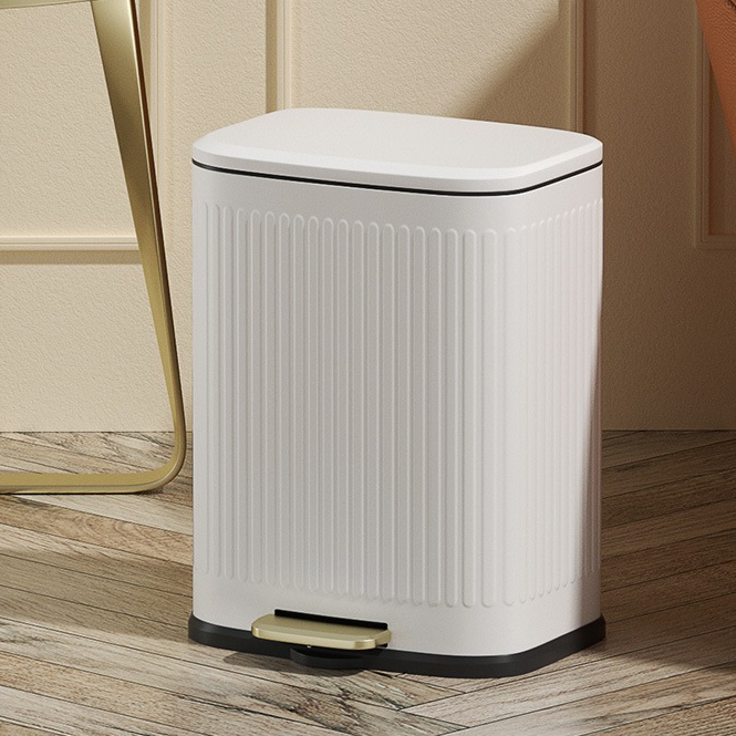 2in1 Muji Nordic Stainless Steel Trash Dustbin 13L Touchless Slow Soft ...