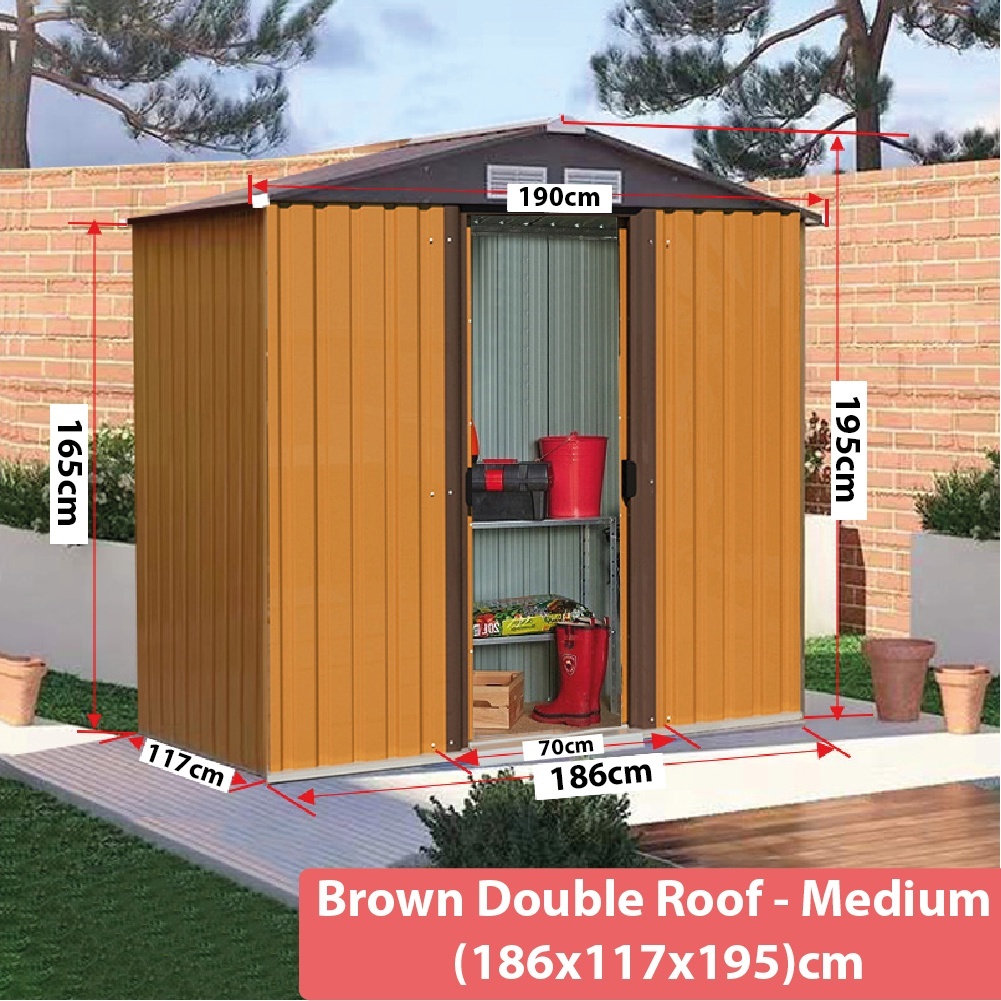 Outdoor Storage Cabinet Garden Storage Shed Backyard Storage Waterproof ...