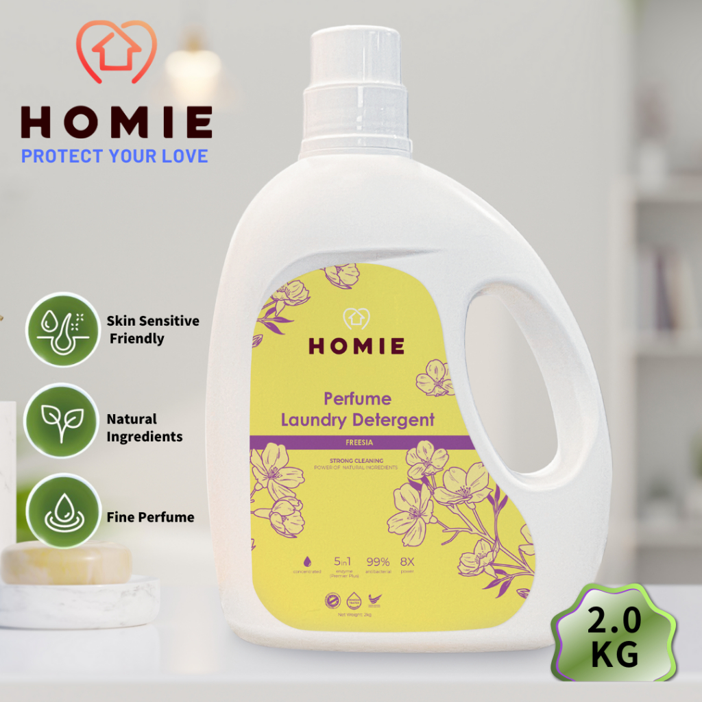 HOMIE Enzyme Anti-Bacterial Perfume Laundry Detergent 2kg | Shopee Malaysia
