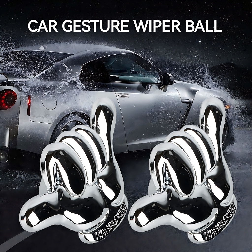 Car Modification Wiper Hand Hangloose Finger Wiper Personalized Gesture ...