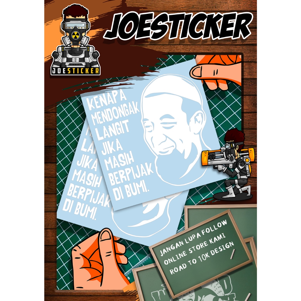 STICKER LORI ( USTAZ AZHAR IDRUS ) SAIZ 11X11 INCI (HARGA UNTUK 1 PCS ...