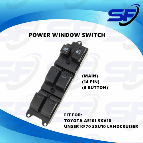 TOYOTA AE101 SXV10 UNSER KF70 SXU10 LANDCRUISER POWER WINDOW SWITCH ...