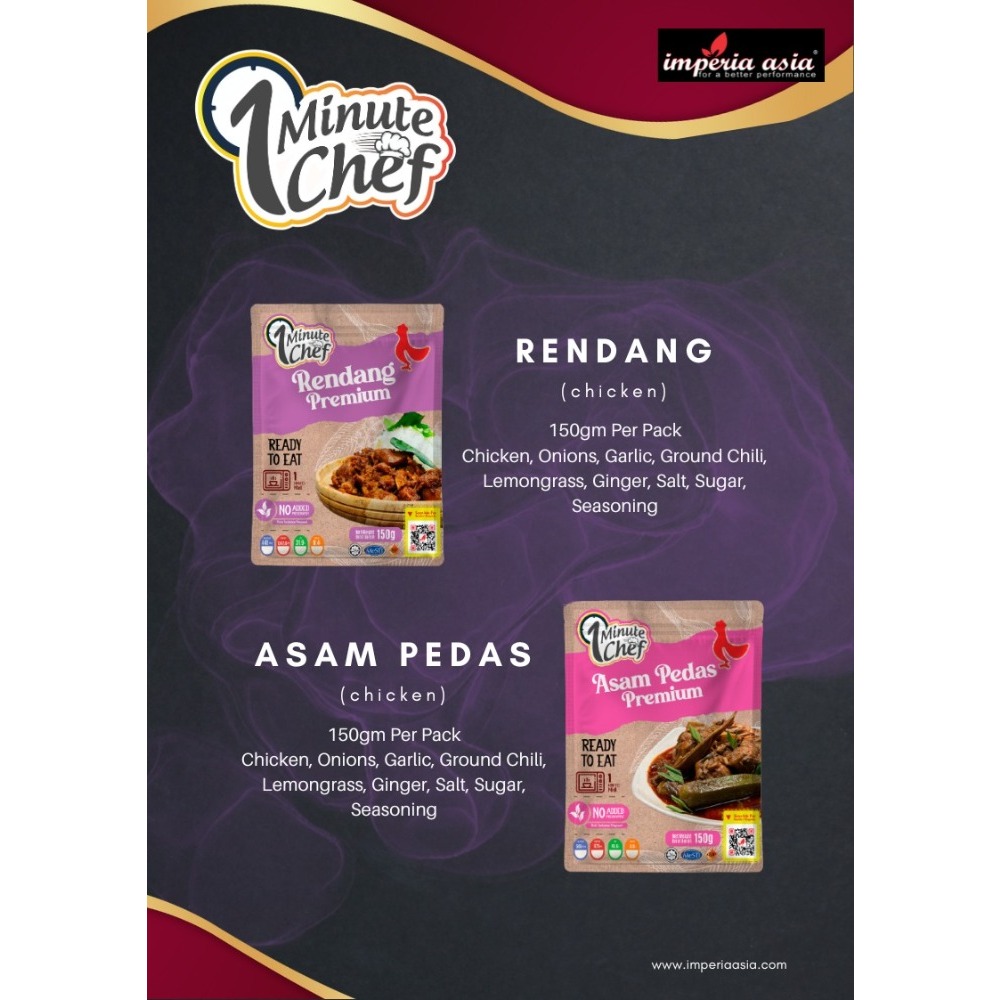 Rendang & Dendeng One Minute Chef | Shopee Malaysia