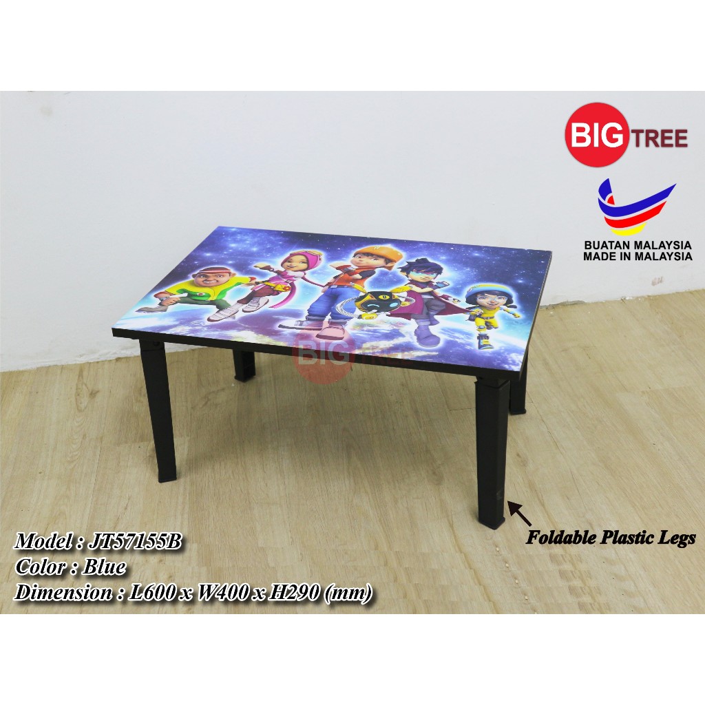 Big Tree Meja Jepun Lipat / Foldable Japanese Table / Plastic Legs ...