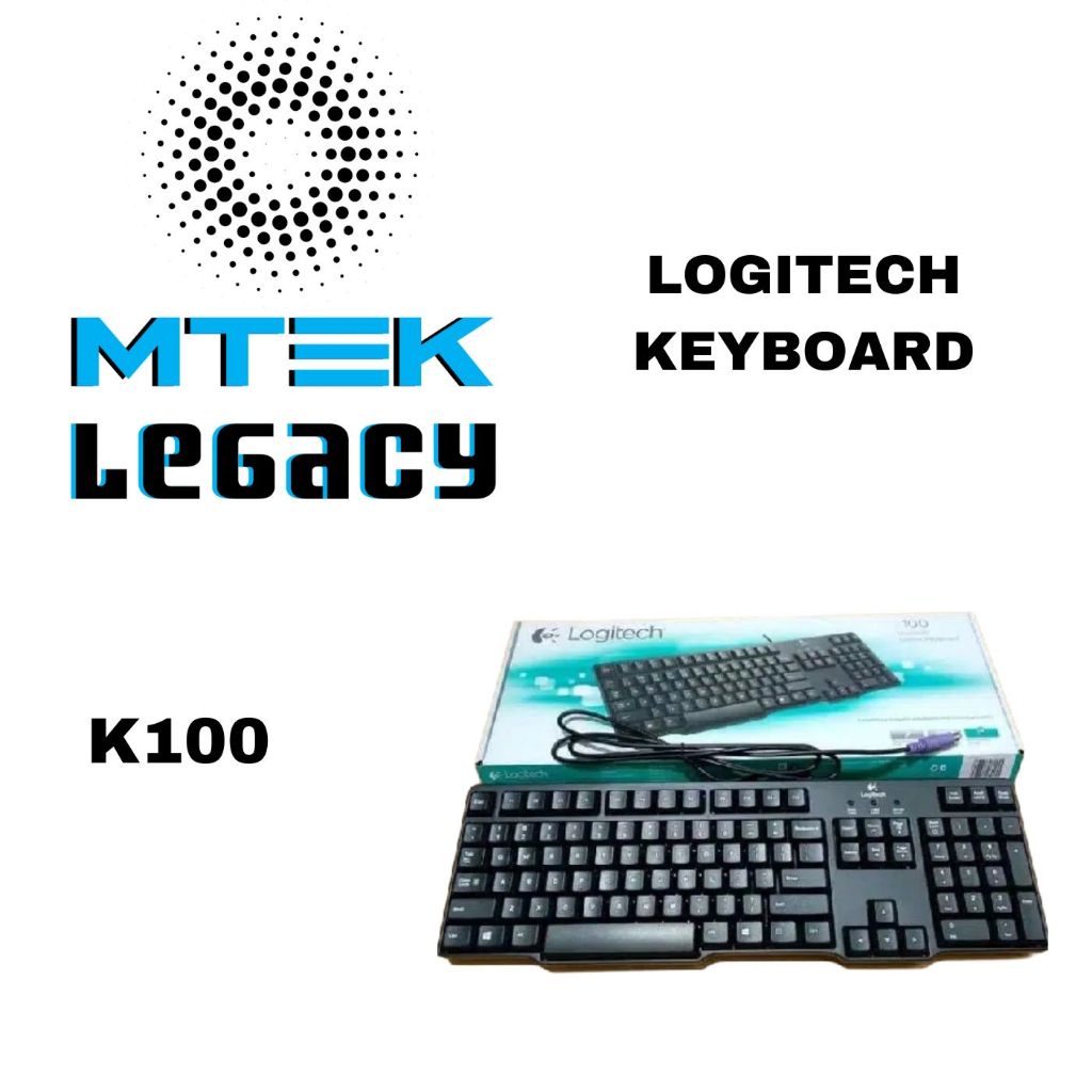 LOGITECH CLASSIC KEYBOARD K100 PS2 - BLACK | Shopee Malaysia