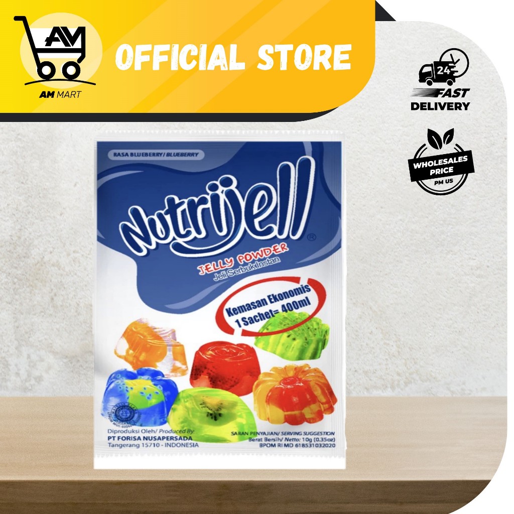 🌙RAYA SALE Nutrijell Jelly Powder Sachet [13 Flavor] #10g (HALAL ...