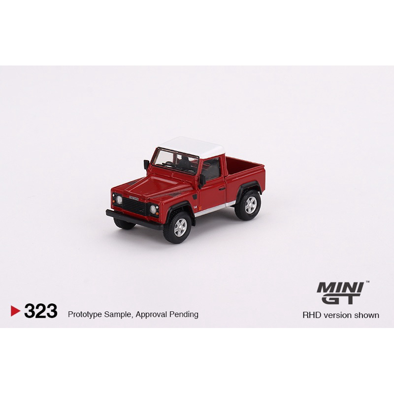 MINI GT 1:64 Land Rover Defender 90 Pickup - Masai Red | Shopee Malaysia
