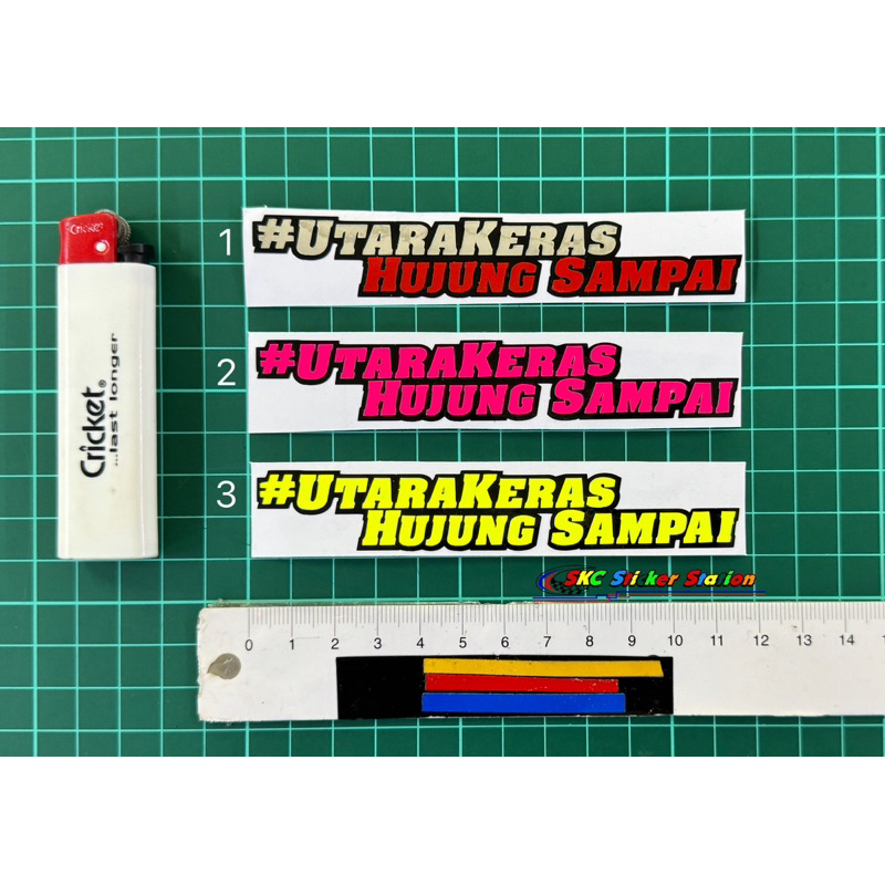 Sticker Ayat Perkataan #Utarakeras Hujung Sampai Sticker Cutting ...