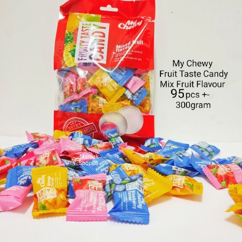 (300g) My Chewy Candy / Mixed Fruit Flavour Milk Chewy Candy (HALAL ...
