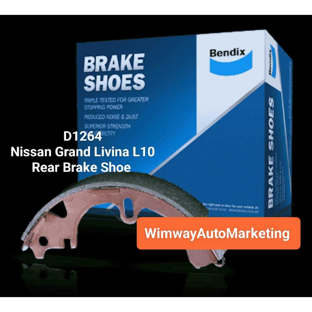 DS1264 LIVINA 1.6, 1.8,ATIVA 1.0 TURBO, MITUSBISHI XPANDER 1.5,ALZA 1.5,AVANZA 1.5 REAR BRAKE ...