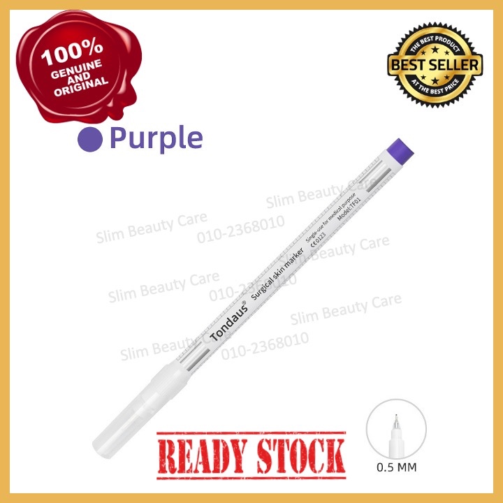 Tondaus Surgical Skin Marker Pen With Ruler | Shopee Malaysia