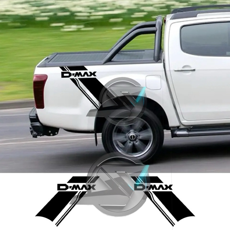 (Ready Stock)S1200# Isuzu Dmax Rear Trunk Car Body Sticker | Shopee ...