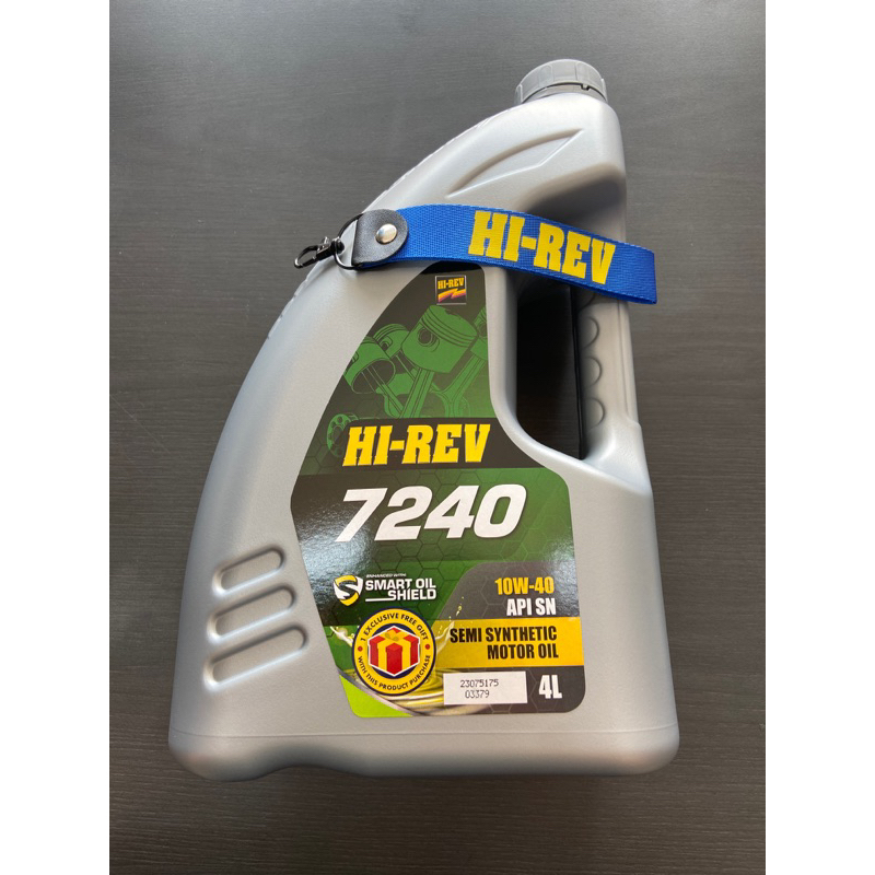 HI REV LUBRICANT CAR OIL SEMI 10W40 4L ENGINE OIL LUBE HIREV CAR OIL 4L ...