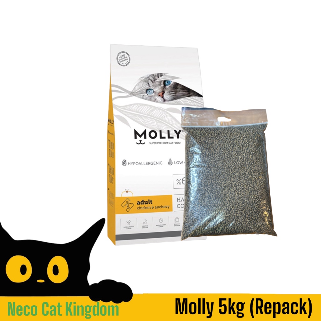 Molly Cat Food Super Premium ( Repack ) 5kg | Shopee Malaysia