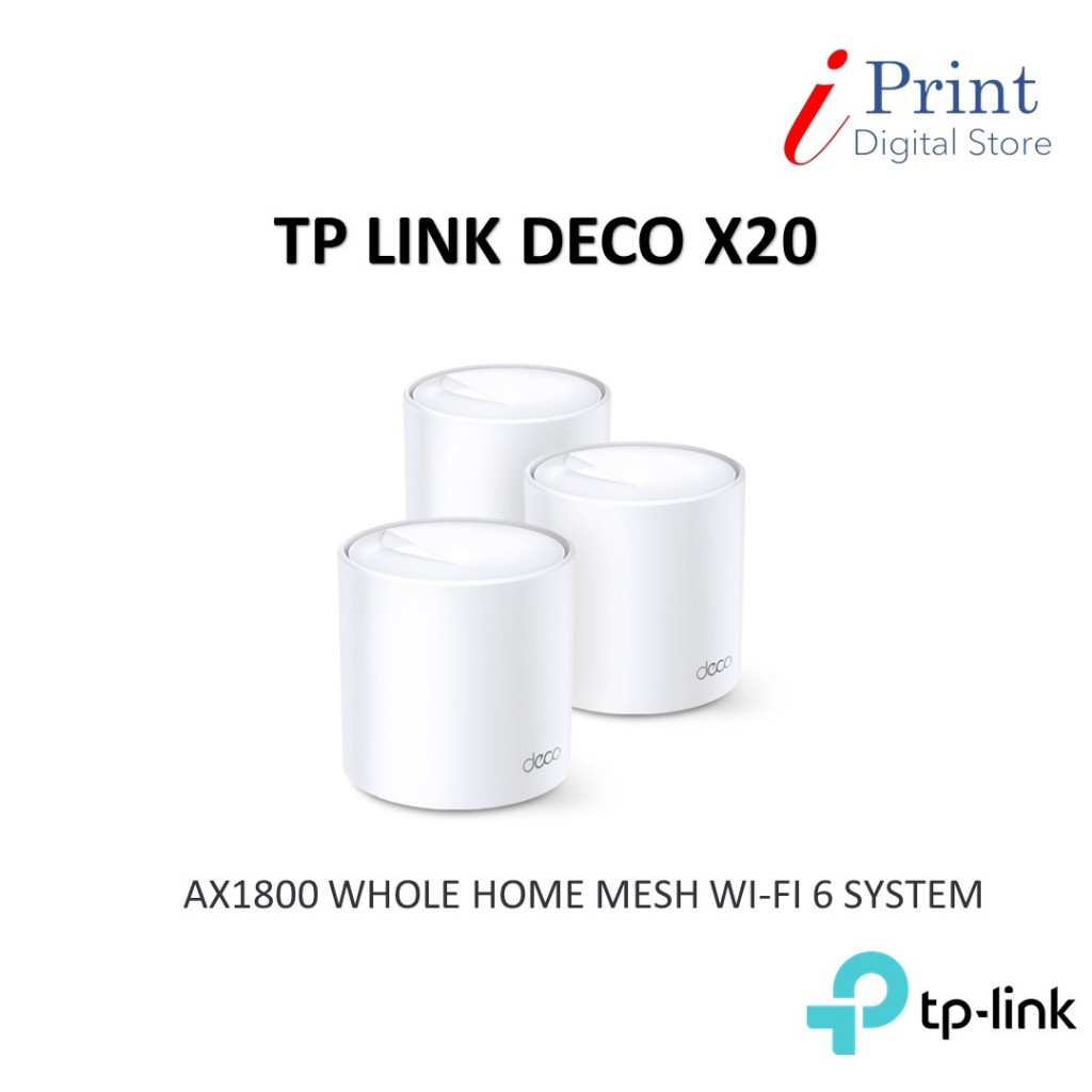TP-Link Deco X20 AX1800 Wifi 6 Mesh Router Whole Home Wireless AX ...