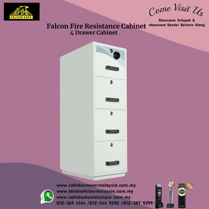 falcon FRC 4 drawer Falcon 4 Drawer Fire Resistant Cabinet Safe Box ...