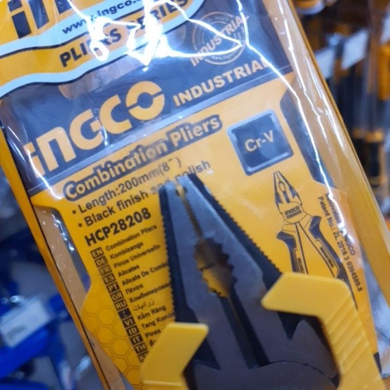 INGCO Combination Plier HCP28208 | Shopee Malaysia