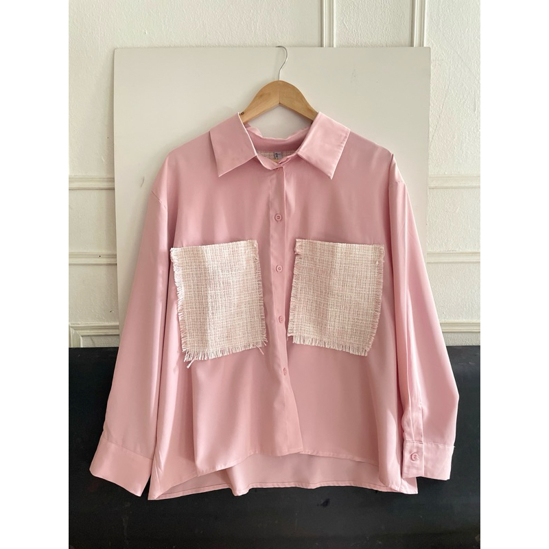 (Preloved) Calandra Top She Dazzle Pink Colour XL | Shopee Malaysia