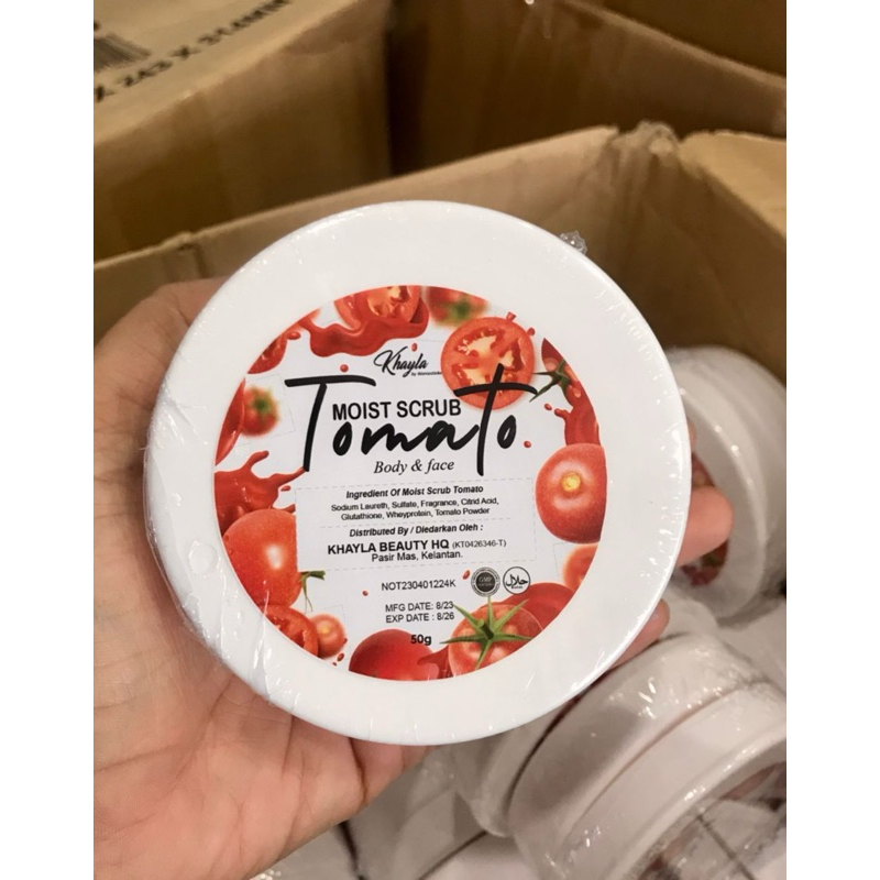 TOMATO SCRUB VIRAL ORIGINAL | Shopee Malaysia