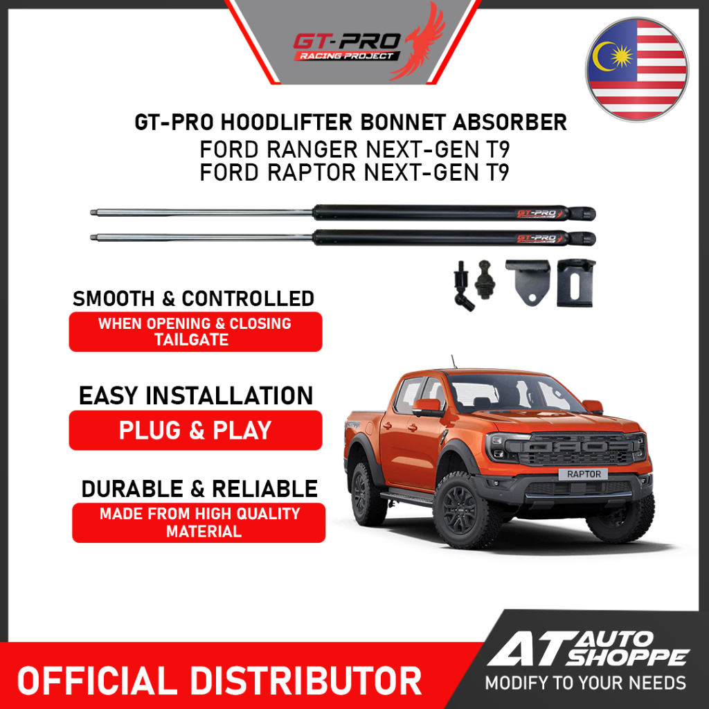 GT-Pro Hoodlifter Bonnet Strut Absorber Hood Lifter Damper For FORD ...