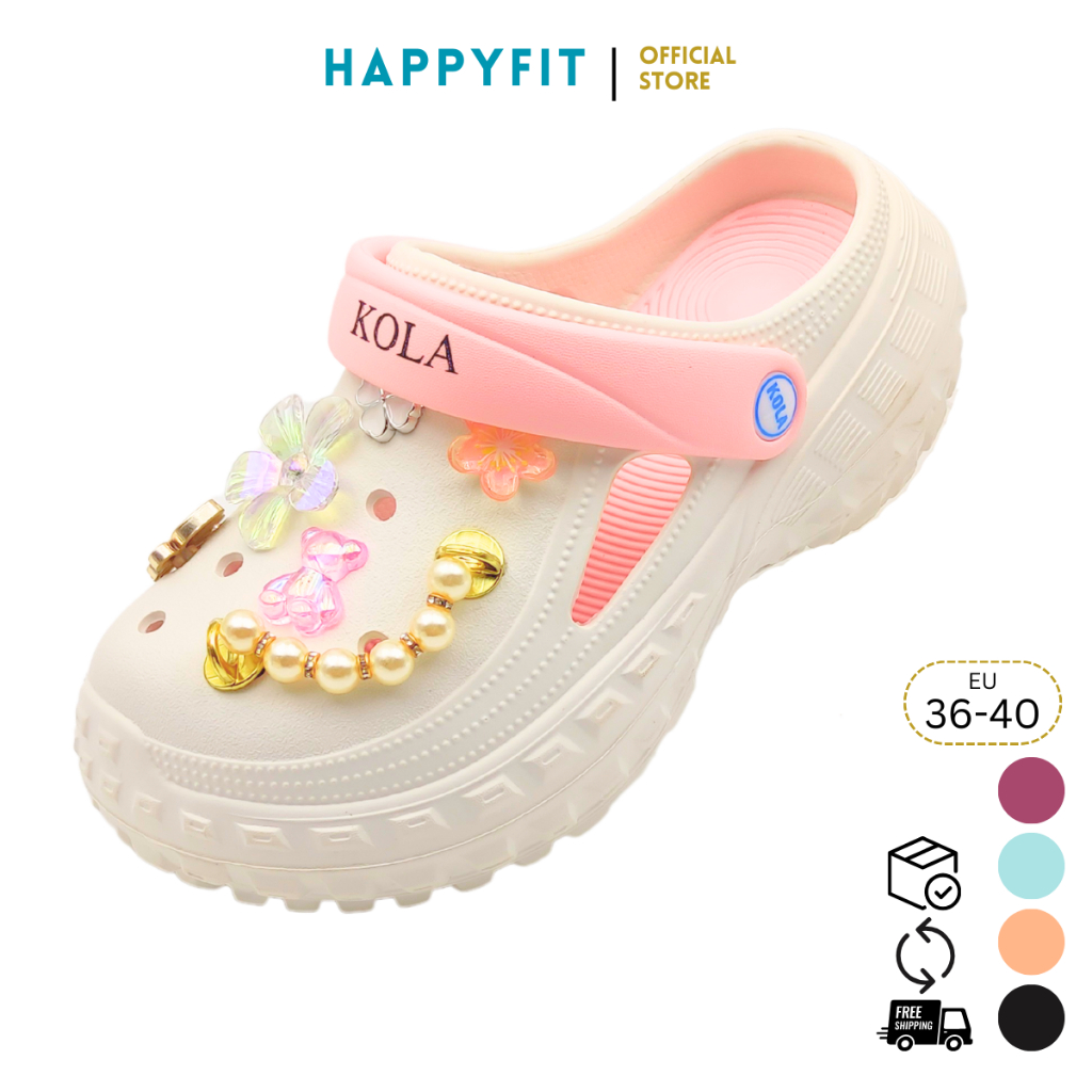 [MONOBO MALAYSIA] KOLA 5128 Ladies Sandals Wedges Heels 3-4 cm Kasut ...